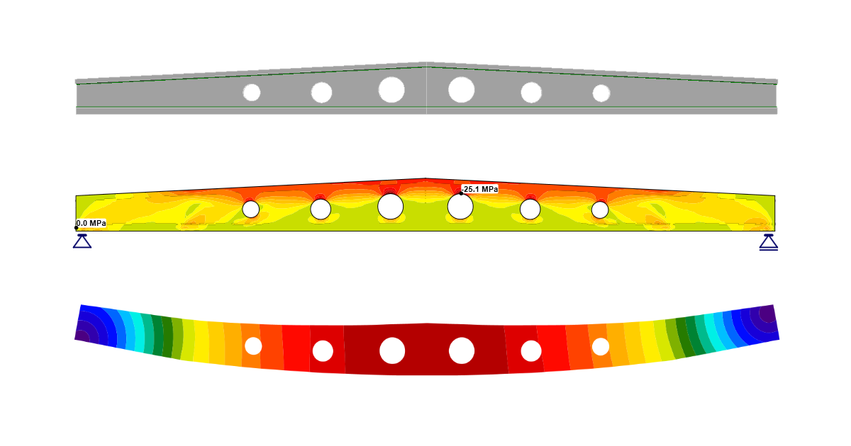 Prestressed beam with openings (EN) | IDEA StatiCa Prestressed beam with openings (EN) | IDEA StatiCa